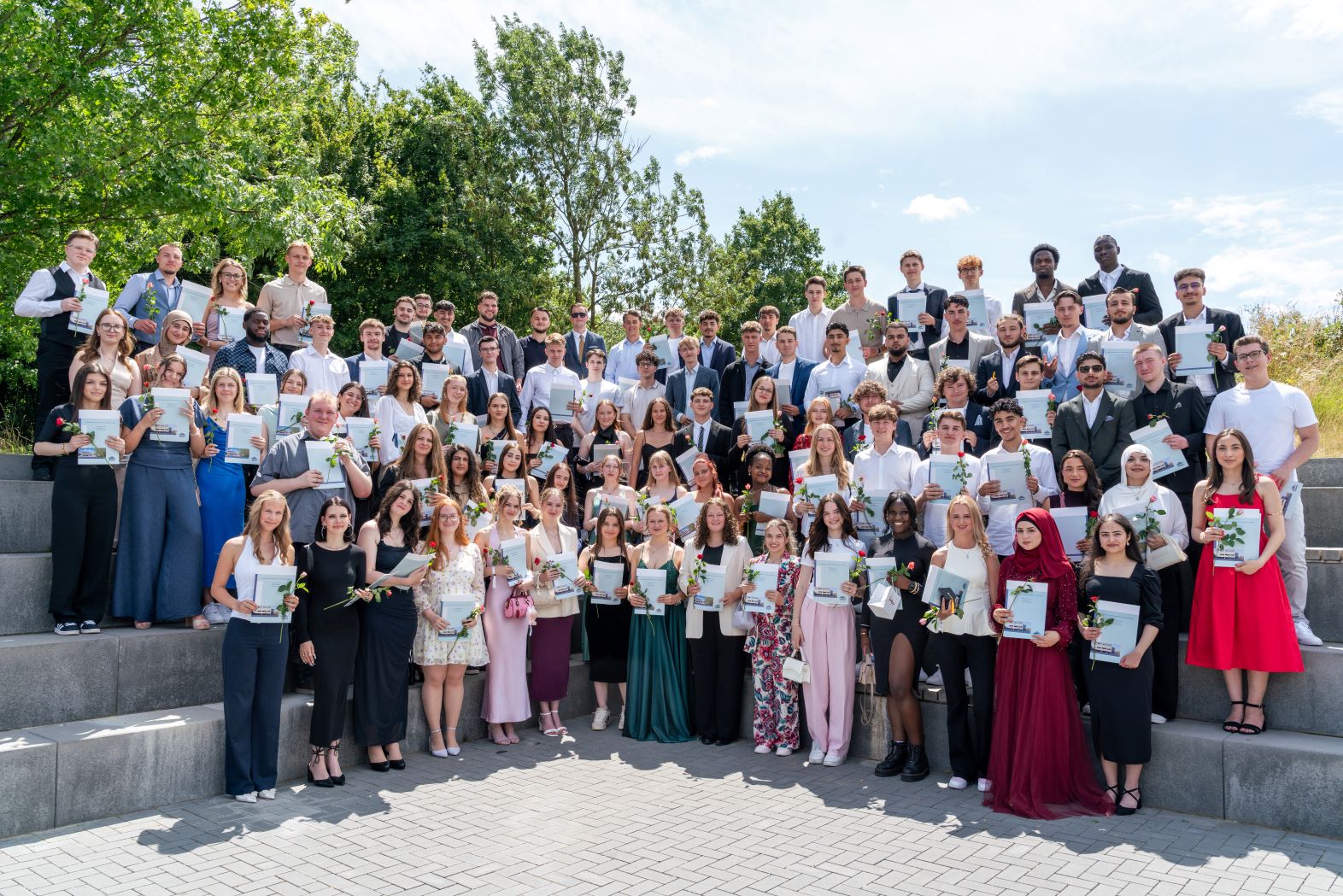 Gesa feiert Abitur - Gesamtschule Saarn